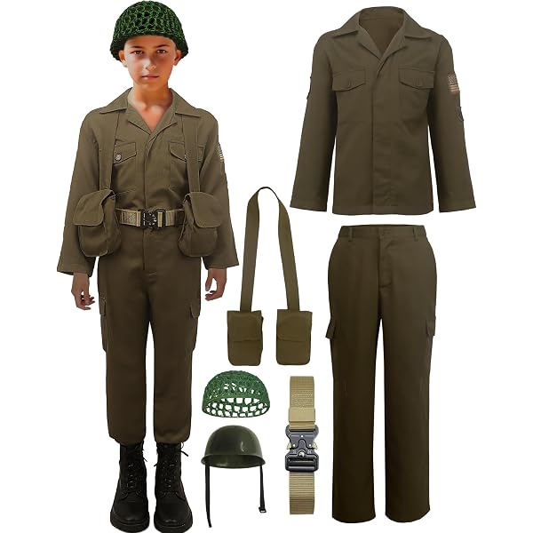 Scary Halloween Costumes For Kids WW2 Fighter Pilot Fancy Dress Costume ...