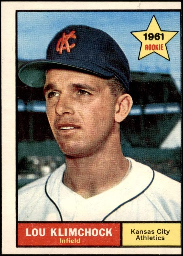 Amazon.com: 1961 Topps # 462 Lou Klimchock Kansas City Athletics ...