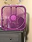 Lasko Cool Colors 20" Box Fan Durable Metal Frame Purple : Home & Kitchen