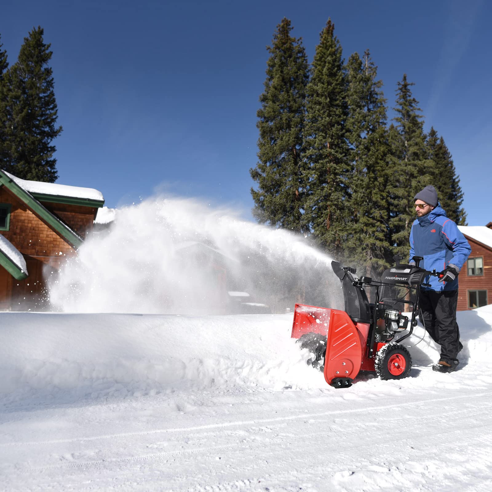 Mua PowerSmart 26 Inch Snow Blower Gas Powered, 2-Stage 208cc B&S ...