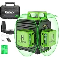 LasGoo LG-3D Laser Level Self Leveling 3x360°, 3D Green Beam Cross Line ...