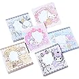 Amazon.com : 6 Pack Cute Sticky Notes Kawaii Sticky Notes Cute ...