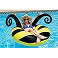 Amazon.com: Poolmaster Bumble Bee Inflatable Swimming Pool Party Float ...