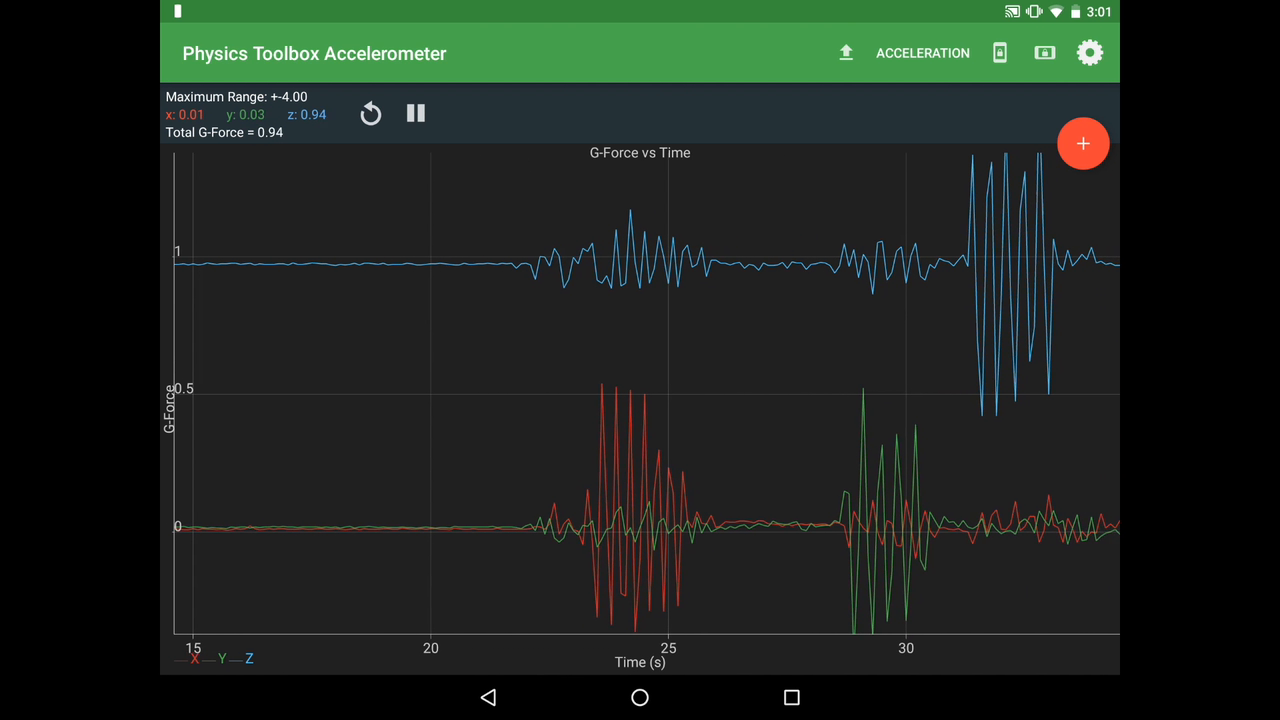 Physics Toolbox Accelerometer - App on Amazon Appstore