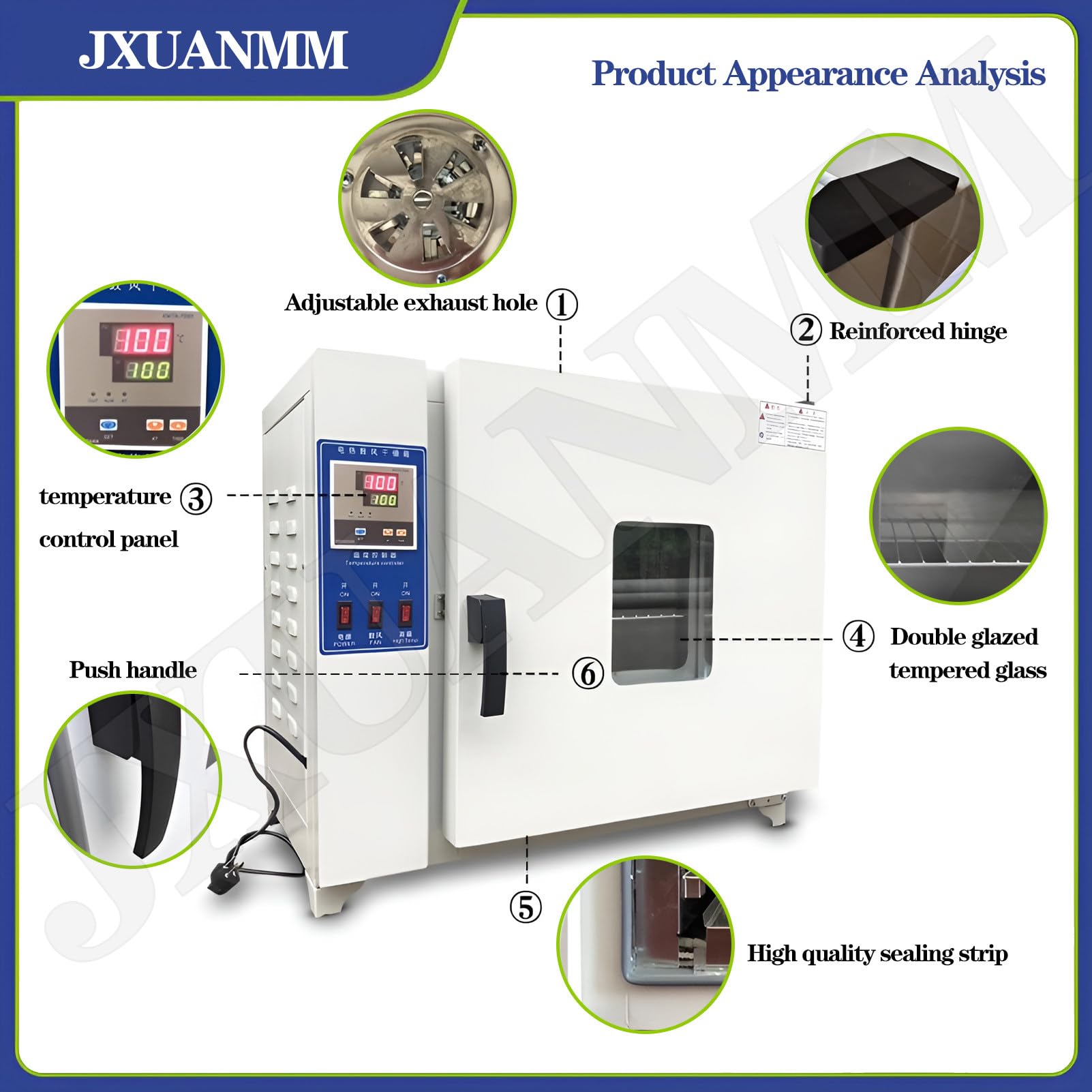 Laboratory Drying Oven, Lab Forced Air Convection Drying Oven, Electric Heating Constant ...