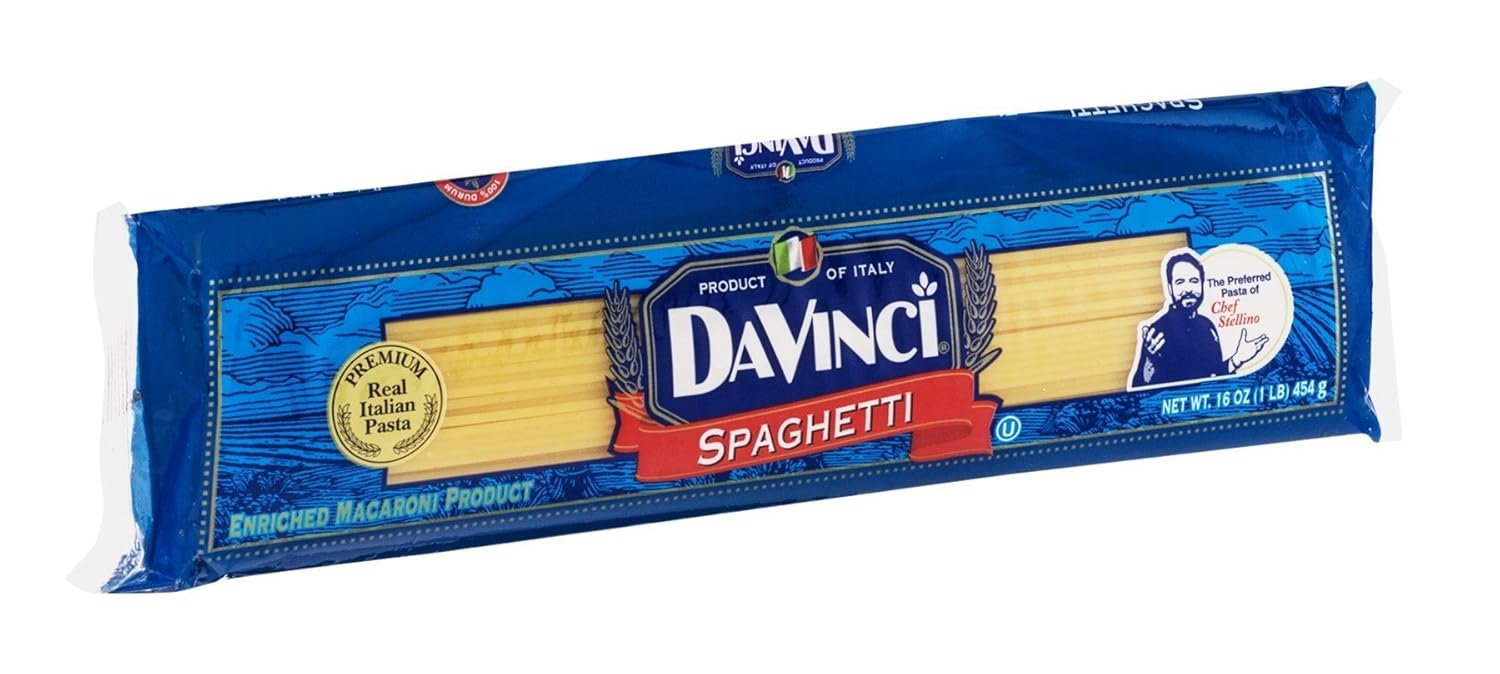 Amazon.com : 7 Seas Davinci Spaghetti Bag, 16 oz : Frozen Pastas ...