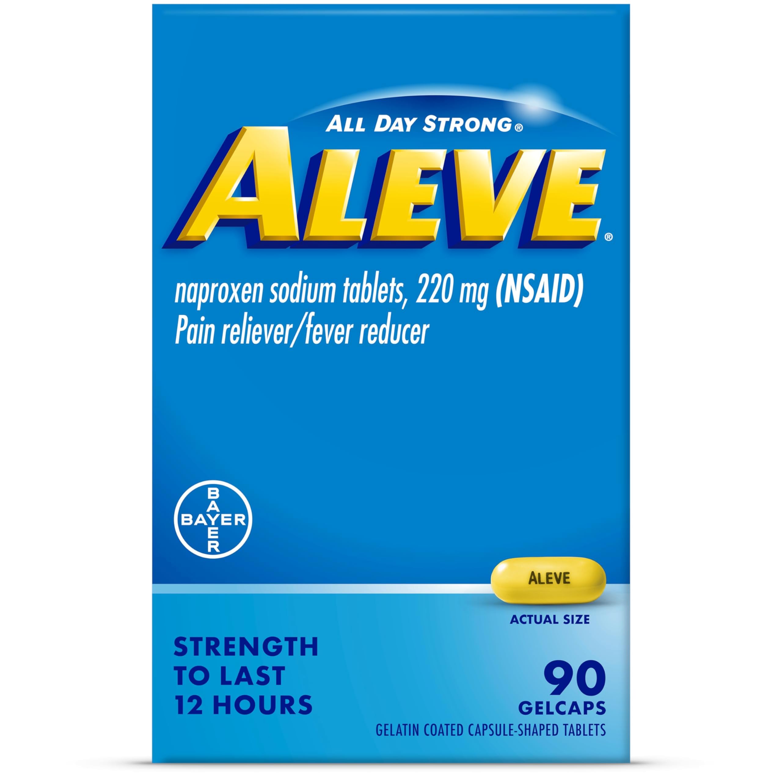 Mua Pain Reliever & Fever Reducer Gelcaps, Naproxen Sodium, Headache ...
