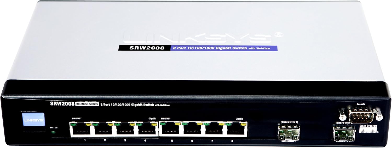 Cisco 8-port 10/100/1000 Managed Gigabit Switch: Amazon.co.uk: Electronics