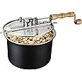 Amazon.com: Stovetop Popcorn Maker – 6.5-Quart Popper Pan with Wooden ...