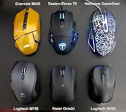 Wired Mouse, VersionTech Ergonomic Optical USB Gaming Mouse Mice With 4 ...