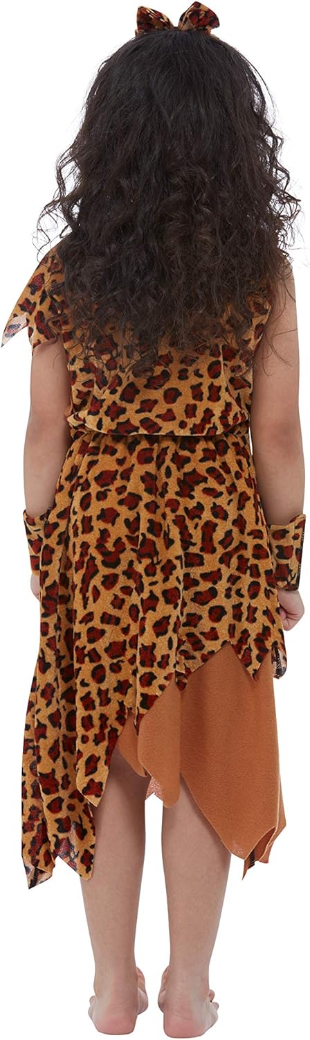 My Illusions Cave Girl Kids Fancy Dress Stone Age Cavegirl Book Day ...