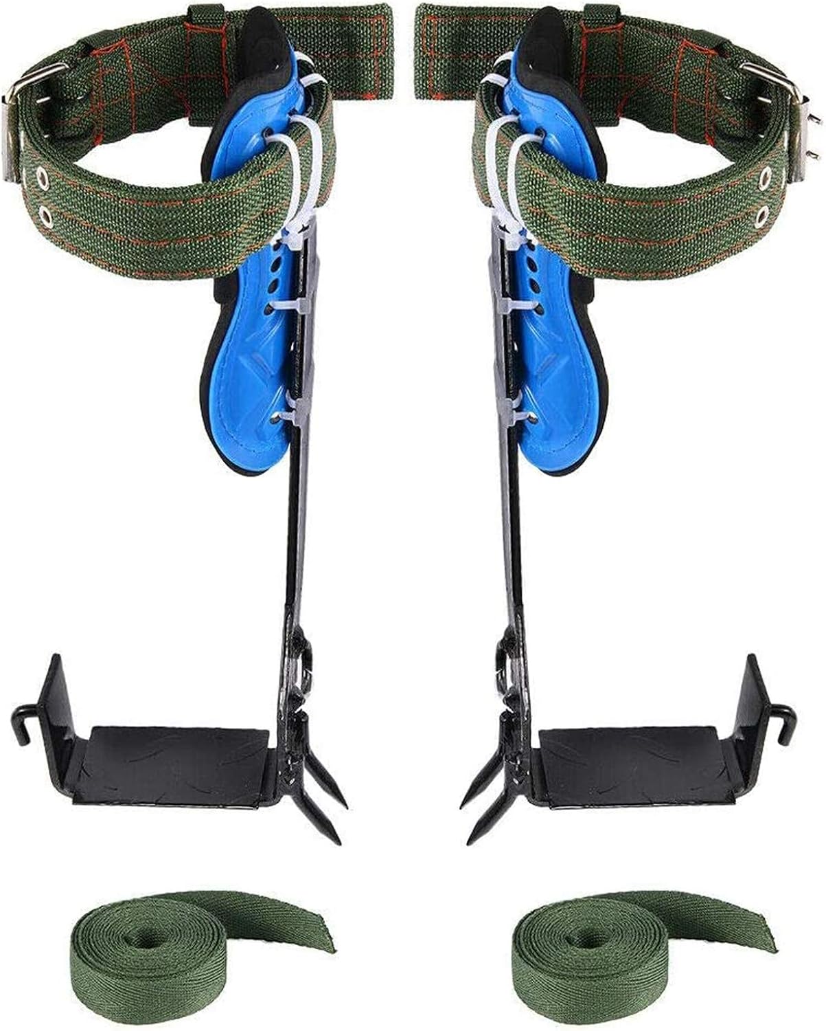 One Micron Tree Climbing Spike Set, 2 Gears with Adjustable Safety ...