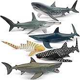 Amazon.com: Fantarea Realistic Ocean Sea Marine Animal Basking Shark ...