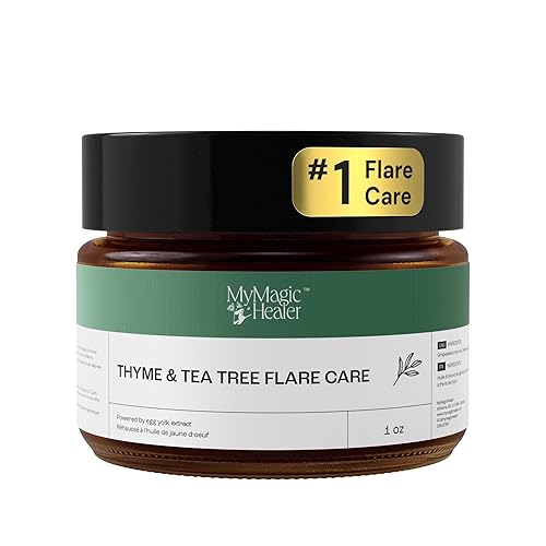 Thyme & Tea Tree Flare Care | Solution for Painful Pimples, Cystic Acne ...