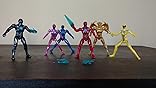 Amazon.com: Bandai Collectible Power Rangers Team 6-Piece Set With ...