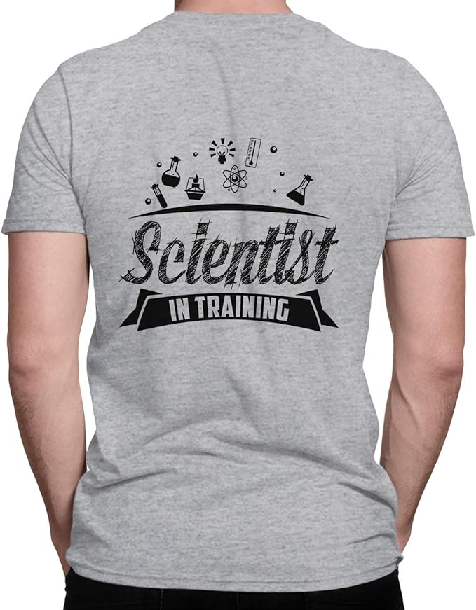 On Red Unique Scientist in Training Mens T Shirt, Scientist Womens Tee ...