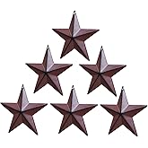 Amazon.com: JoyEvy 6" 9" 12"（3pieces Red Black Barn Star Texas Stars ...