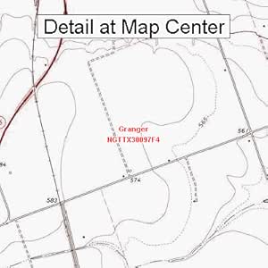 Amazon.com : USGS Topographic Quadrangle Map - Granger, Texas (Folded ...