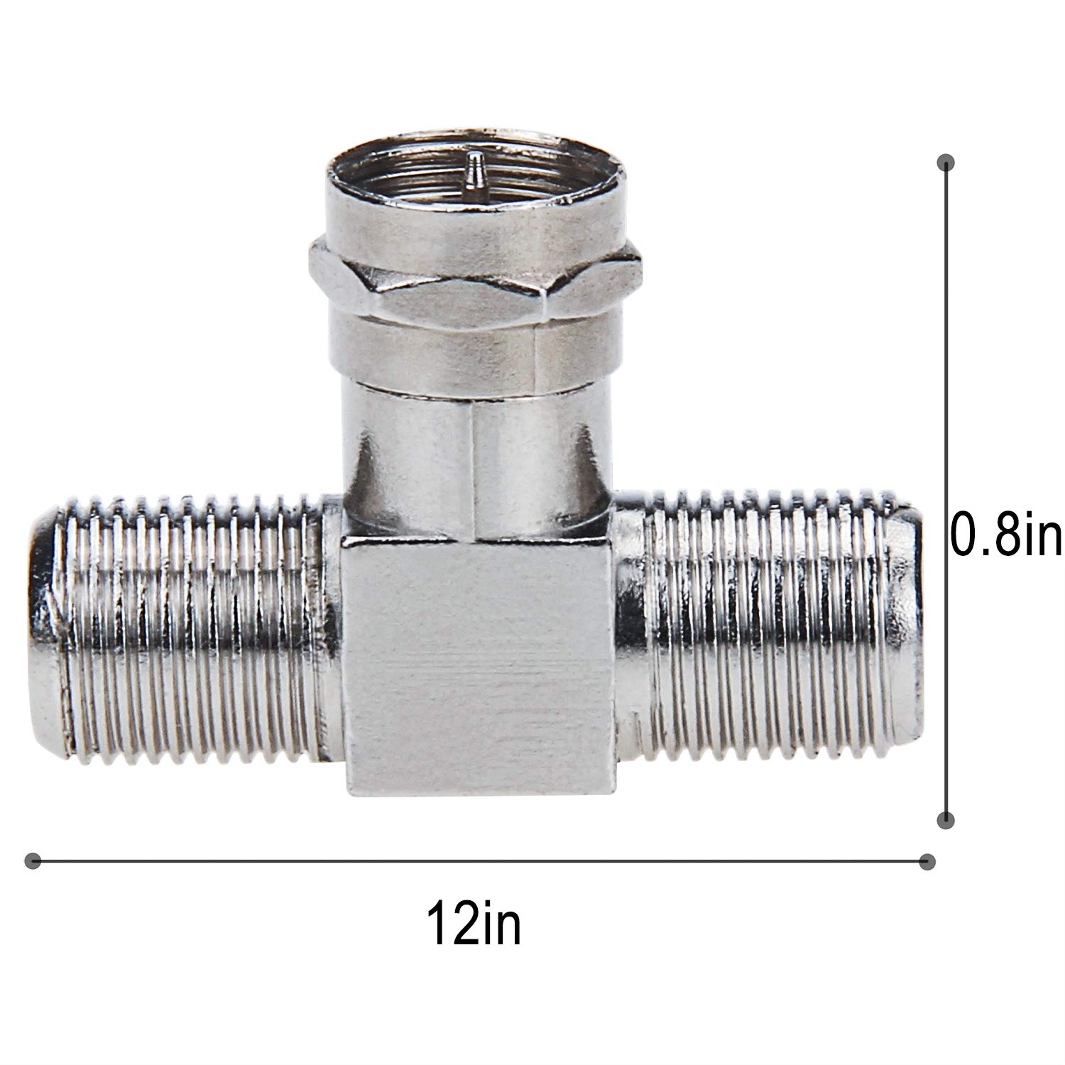 Mua RFAdapter Coaxial Cable Splitter, TV Splitter 2 in 1 Out 2-Pack F ...