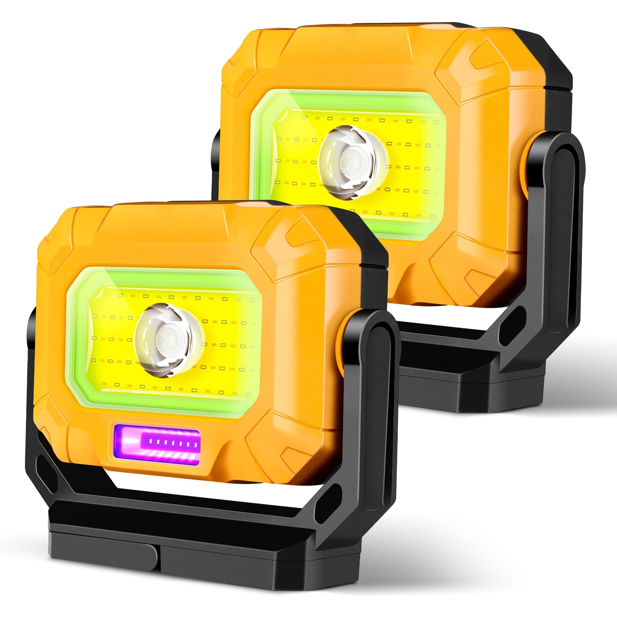 unibrite Magnetic Work Light, 1200LM COB LED Rechargeable Work Light ...