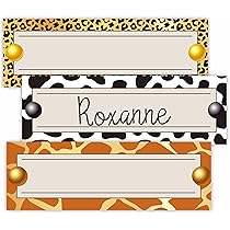 Kindergarten Name Tags For Desk Outus 48 Pcs Name Tags Labels Cutouts ...