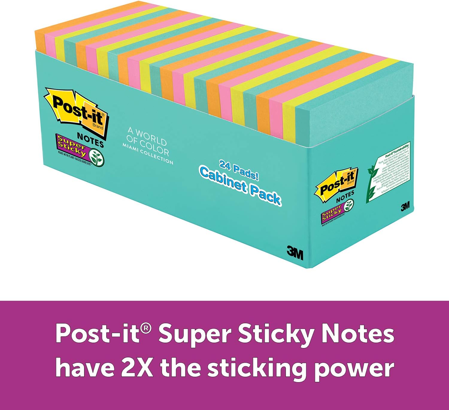 Post-it Super Sticky Notes, 3 in. x 3 in: Amazon.de: Computer & Zubehör