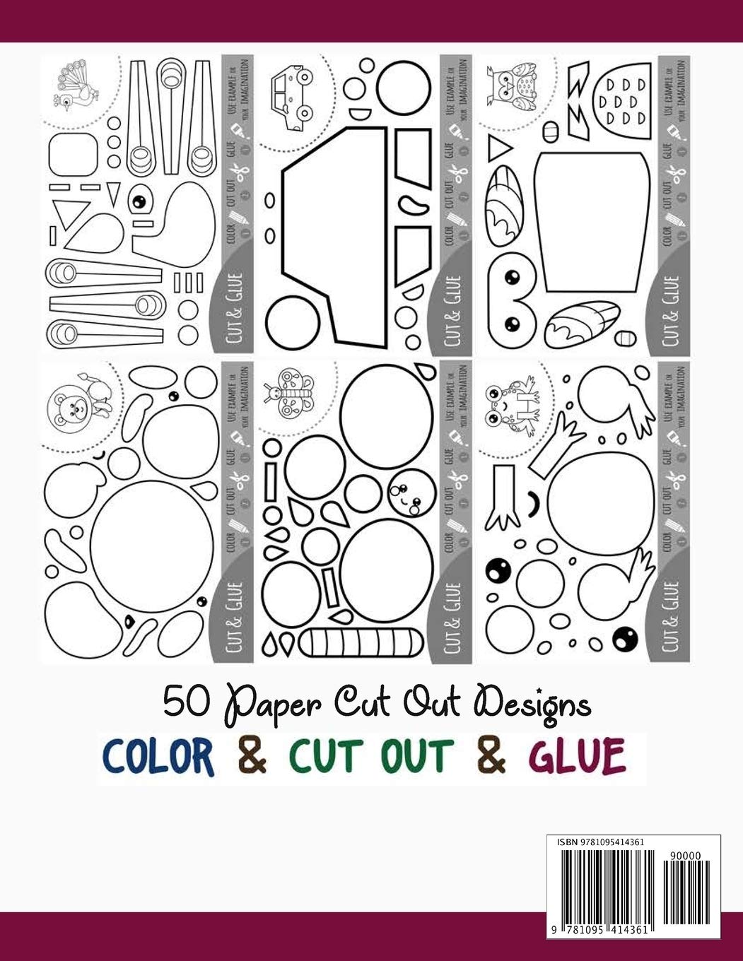 Mua Scissors Skill Color & Cut out and Glue: 50 Cutting and Paste ...