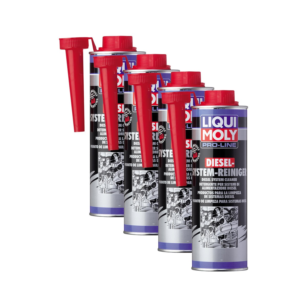 4x LIQUI MOLY 5156 Pro-Line Diesel System Reiniger Diesel-Zusatz 500ml ...