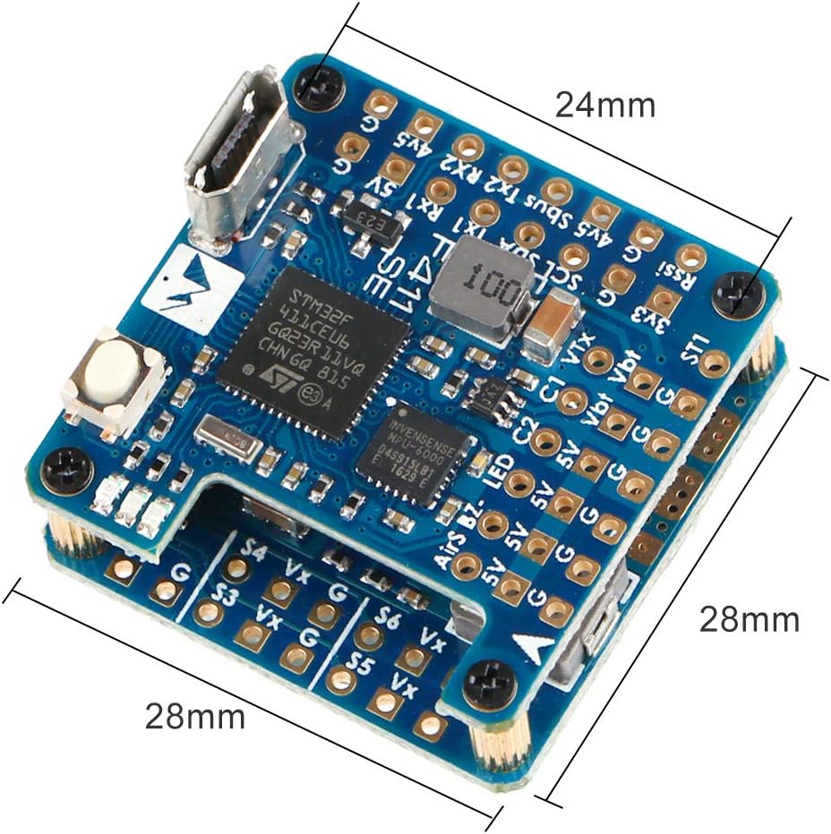 Matek Flight Controller F411-WSE STM32F411CEU6 Flight Controller Built ...