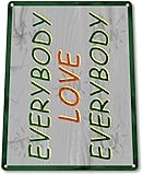 Amazon.com: TIN SIGN 12" x 18" Everybody Love Everybody Semi Pro Jackie ...