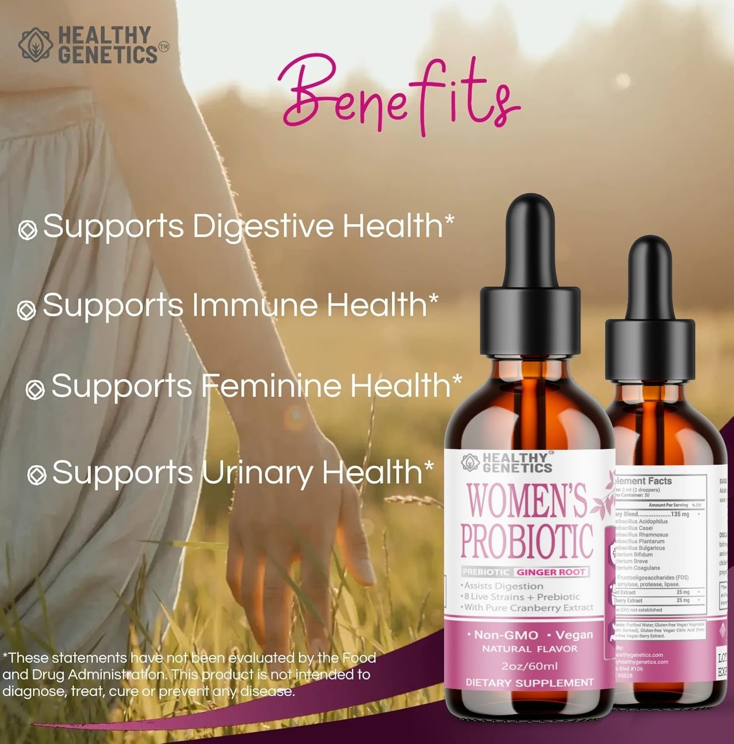Mua Liquid Probiotics for Women | Prebiotic + Cranberry + Probiotics ...