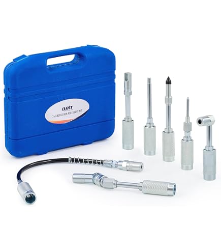 Grease Gun 4-Way Grease Fitting Tool - Small Size For Removing ...