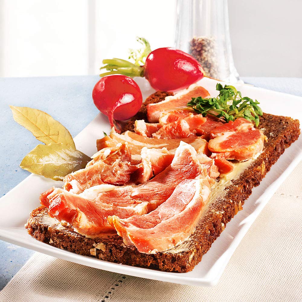 Sauerfleisch in Gelee, mageres Schinkenfleisch (200g): Amazon.de ...