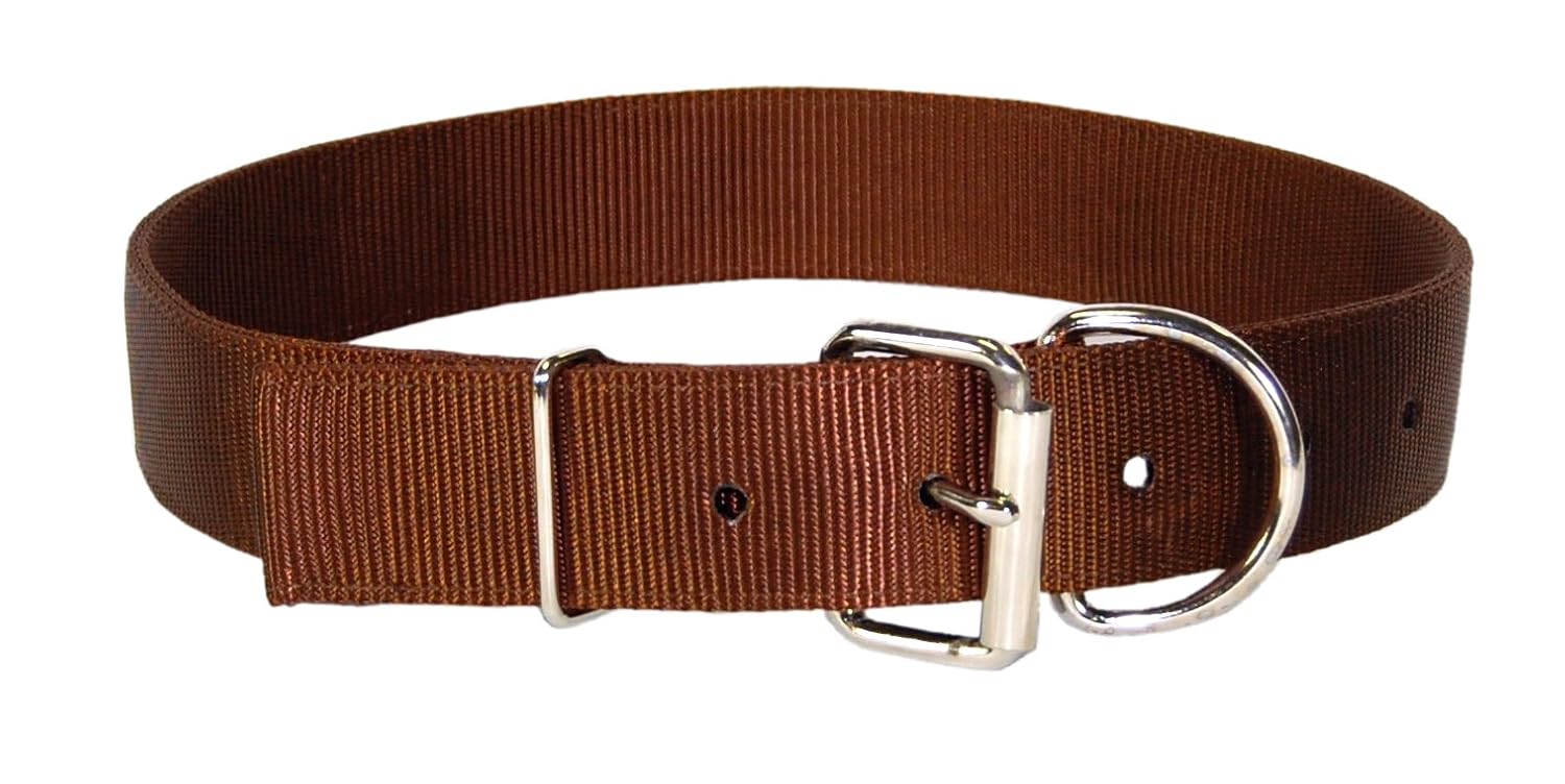 Amazon.com : Hamilton Deluxe Double Thick Nylon Cow Collar, 1-3/4 by 44 ...