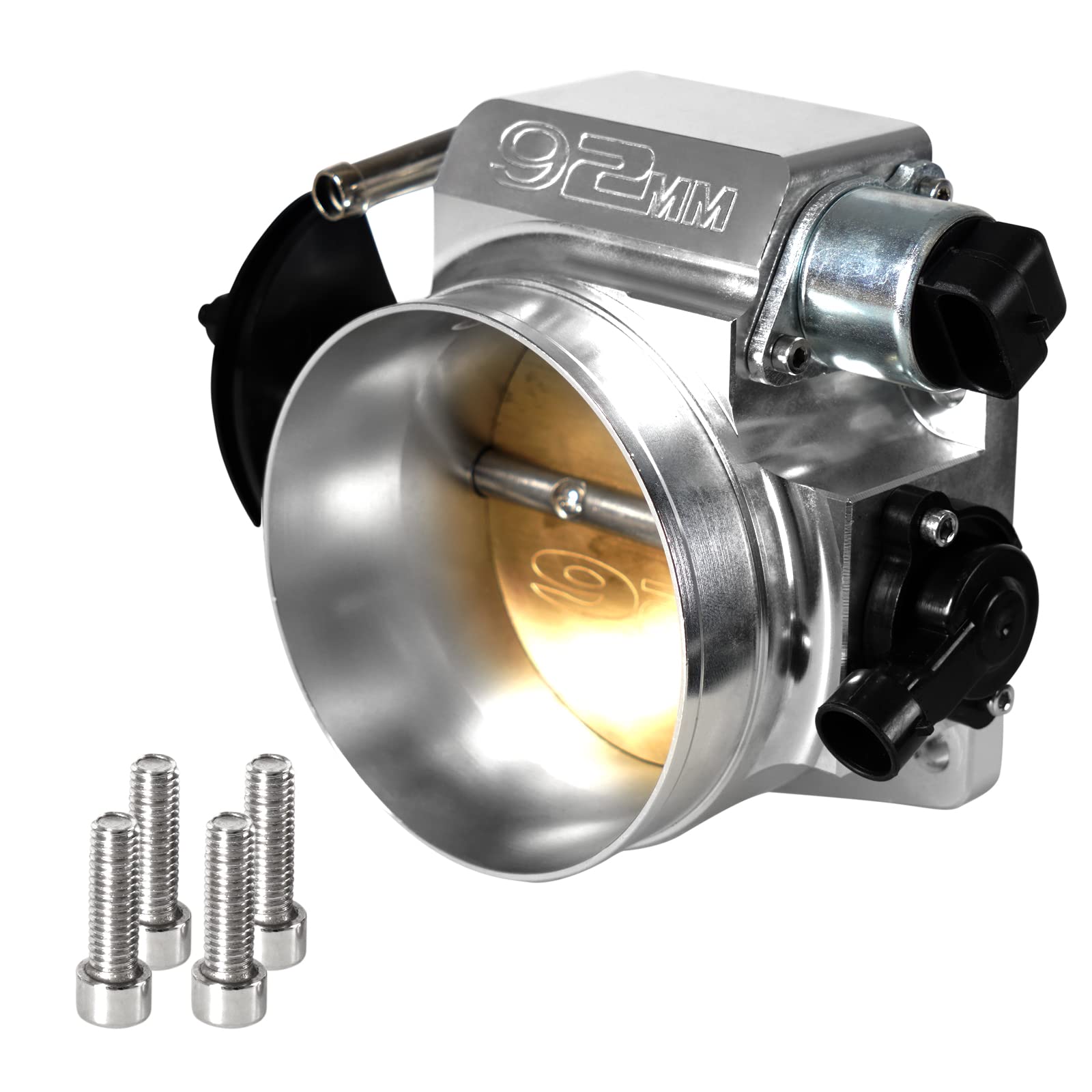 POSENG 92mm Throttle Body 4-Bolt for LS1 LS2 LS3 LS6 LS7 LSX Drive by ...