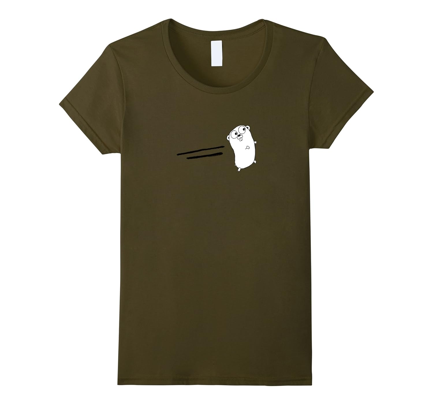 Go Golang Programming Language Logo Mascot Gopher T-Shirt-4LVS