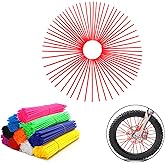 Amazon.com: 72Pcs Universal Spoke Skins Covers，Wheel Spoke Wraps Skins ...