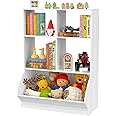 Amazon.com: EasyCom 3 Tier Toy Storage Organizer, 5 Cube Toy Shelf and ...