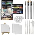 Amazon.com: GC QUILL 48 Acrylic Paint Set - 66pcs Painting Supplies ...