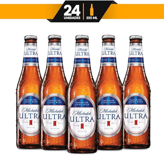 Cerveza Premium Michelob Ultra, 24 botellas de 355 ml c/u: Amazon.com ...