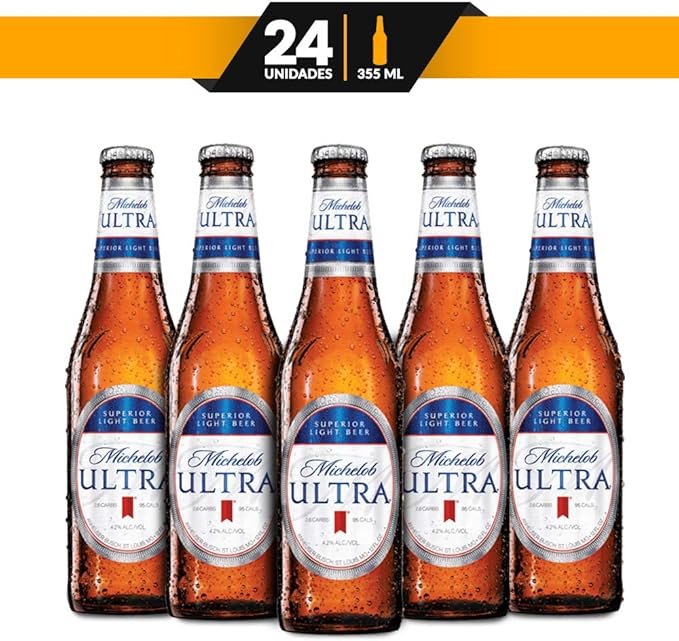 Cerveza Premium Michelob Ultra, 24 botellas de 355 ml c/u: Amazon.com ...