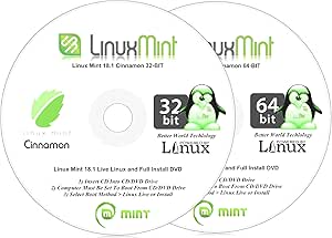 Amazon.com: Linux Mint 18.1 Cinnamon Desktop - 32-Bit 64-Bit Support ...