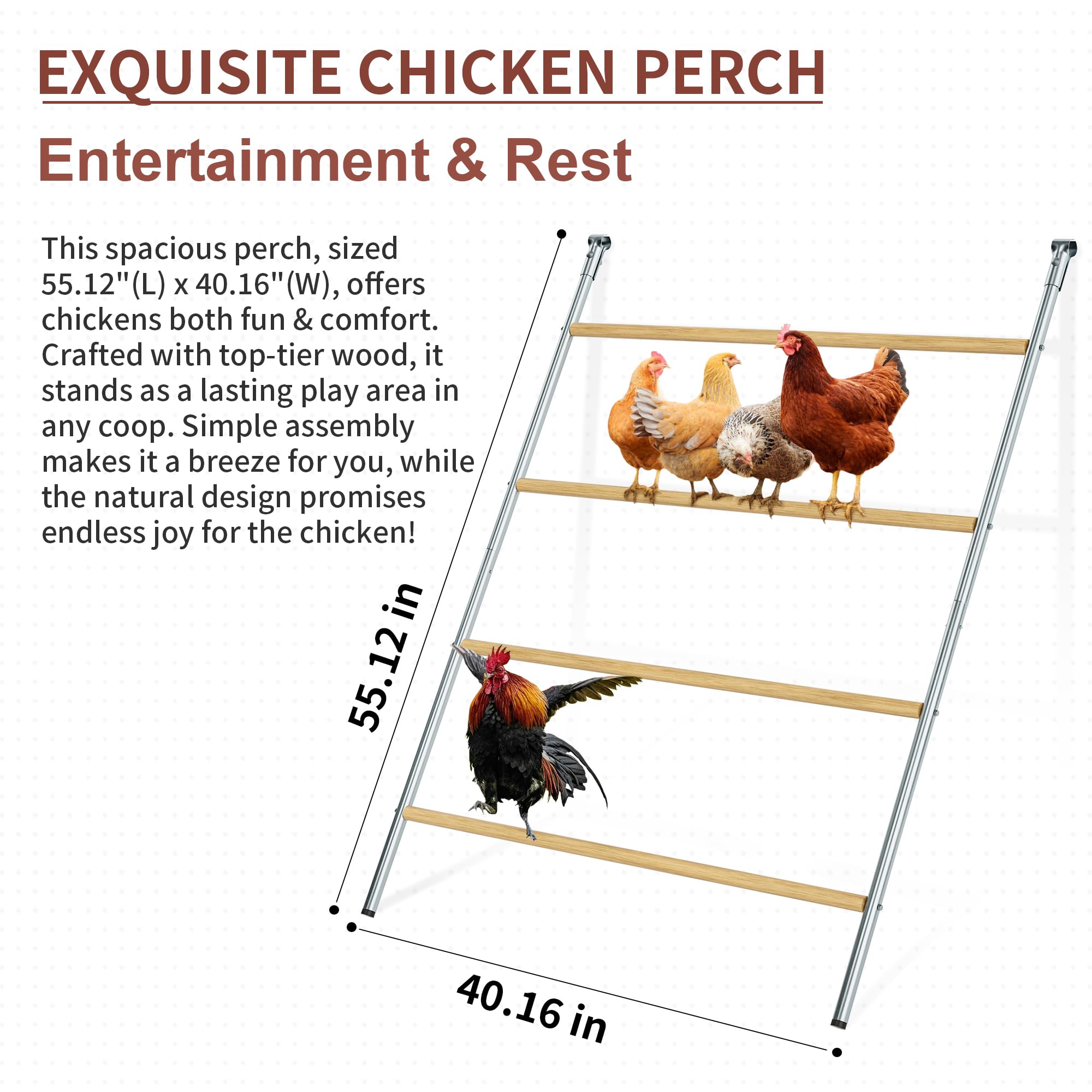 Mua Chicken Coop Roosting Perch Essentials：Perfect for Backyard Poultry ...