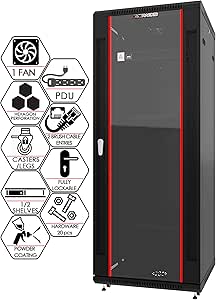 Amazon.com: Server Rack 18U Wall Mount Server Rack Locking Wall Cabinet ...