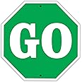 Amazon.com: Go Stop Shape Street Traffic Road Educational Aluminum ...