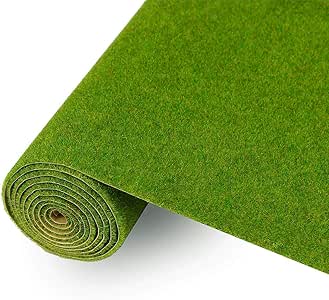 Amazon.com: CP138 Artificial Model Grass Mat Trains Grass Green 40 x ...