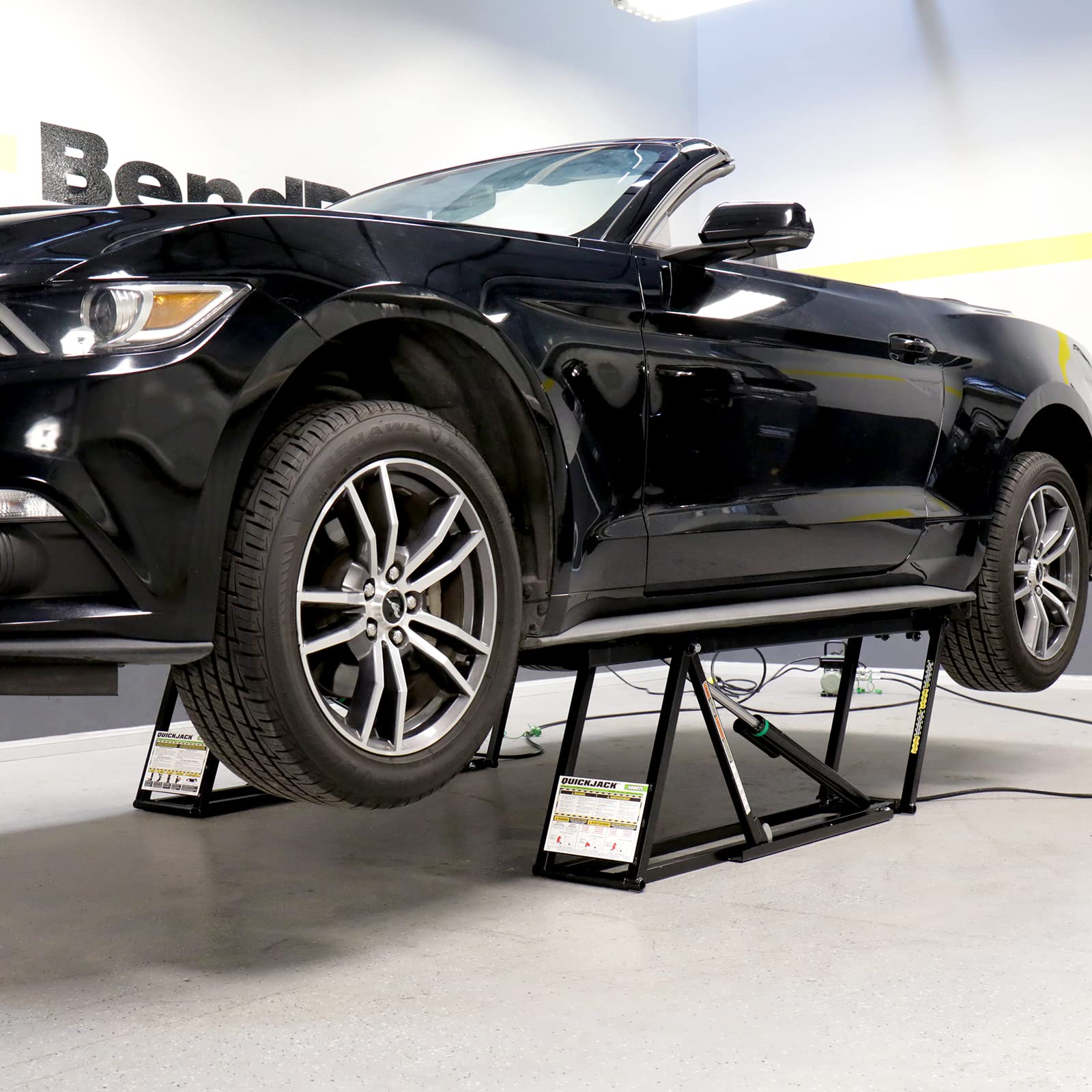 QuickJack 5000TLX- 5,000lb Extended-Length Portable Car Lift with 110V ...