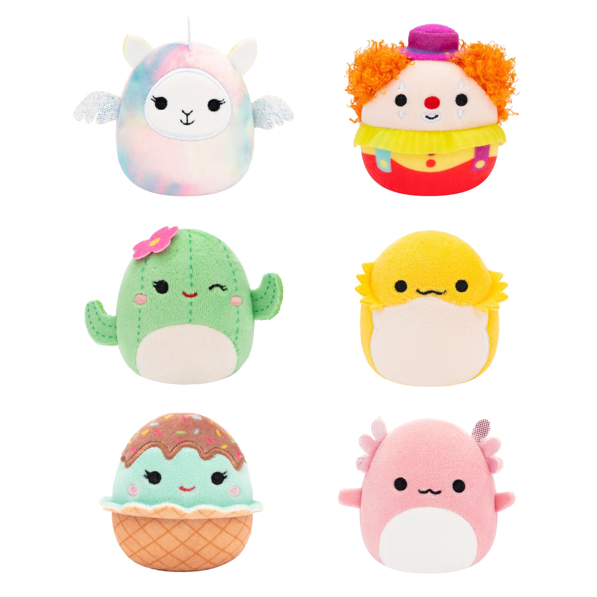 Squishmallows Original Micromallows 6-Pack – Archie Axolotl, Bimbi ...