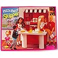 Amazon.com: Barbie Pizza Party! SKIPPER Pizza Shop Playset (1995 ...