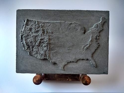 Amazon.com: 3D United States Topographic Map: Handmade